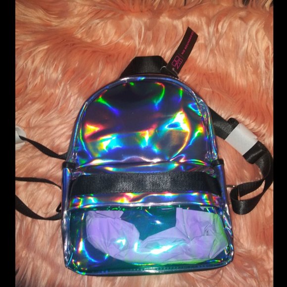 No Boundaries | Bags | Rave Holographic Mini Backpack | Poshmark